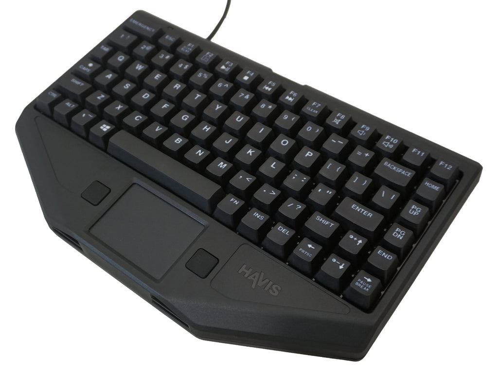 Havis KB-1003 | Havis Rugged Chiclet Style Keyboard with Emergency Key ...