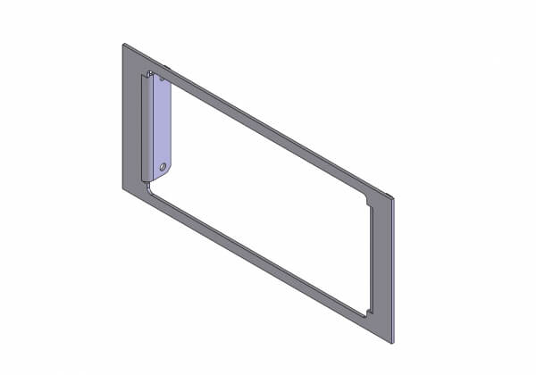 1-Piece Equipment Mounting Bracket, 4″ Mounting Space, Fits Misc ...